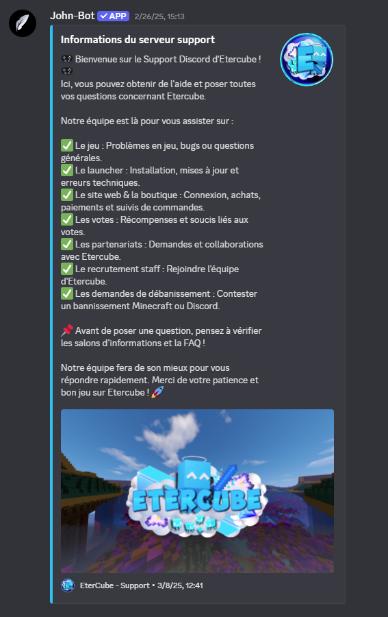 🤝 John-Bot - Wiki | EterCube